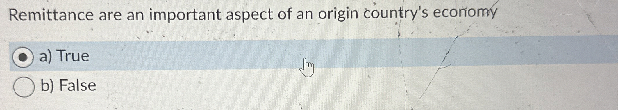 Solved Remittance are an important aspect of an origin | Chegg.com