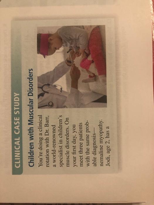 Solved CLINICAL CASE STUDY Children with Muscular Disorders | Chegg.com