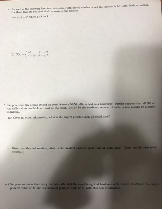 Recall: • A function : A s injective (or one-to-one) | Chegg.com
