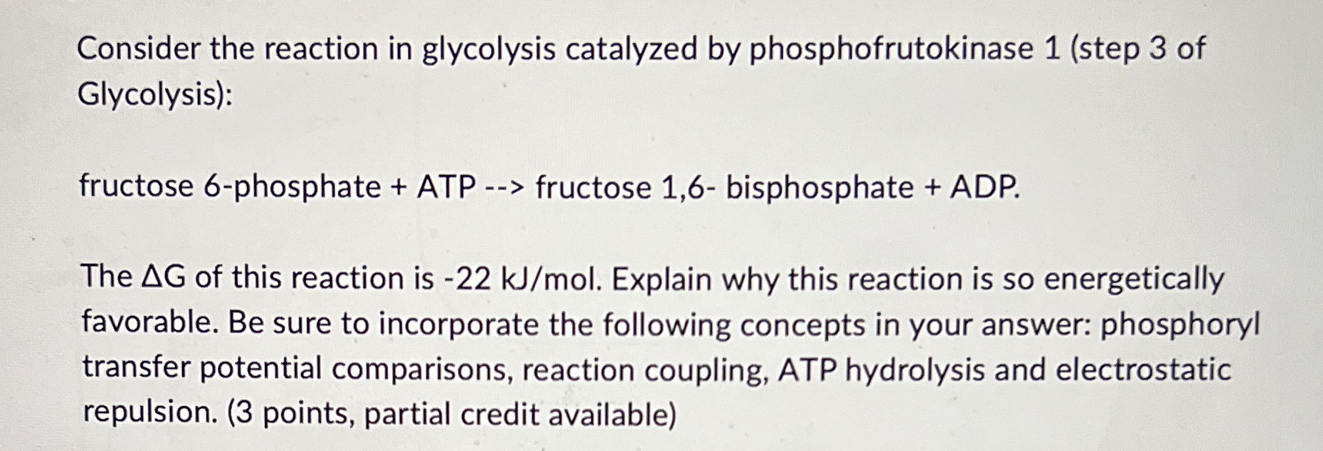 Solved Consider the reaction in glycolysis catalyzed by | Chegg.com