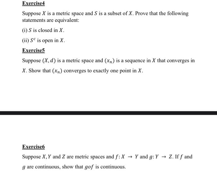 Solved Suppose X is a metric space and S is a subset of X. | Chegg.com
