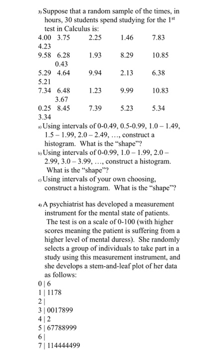 Solved MATH 2000 Homework 1 1) Suppose that you randomly | Chegg.com