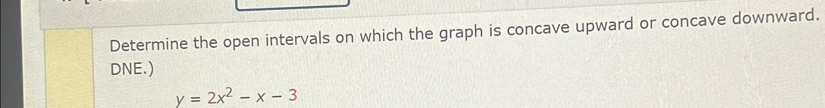 Solved Determine the open intervals on which the graph is | Chegg.com