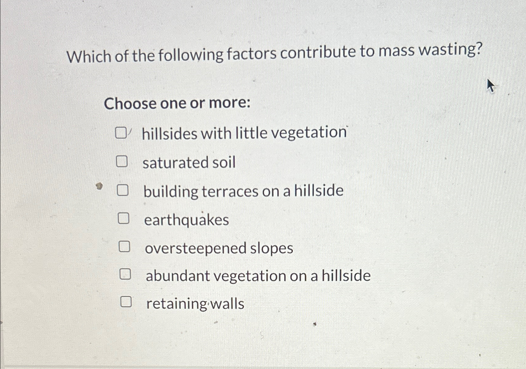 Solved Which of the following factors contribute to mass | Chegg.com