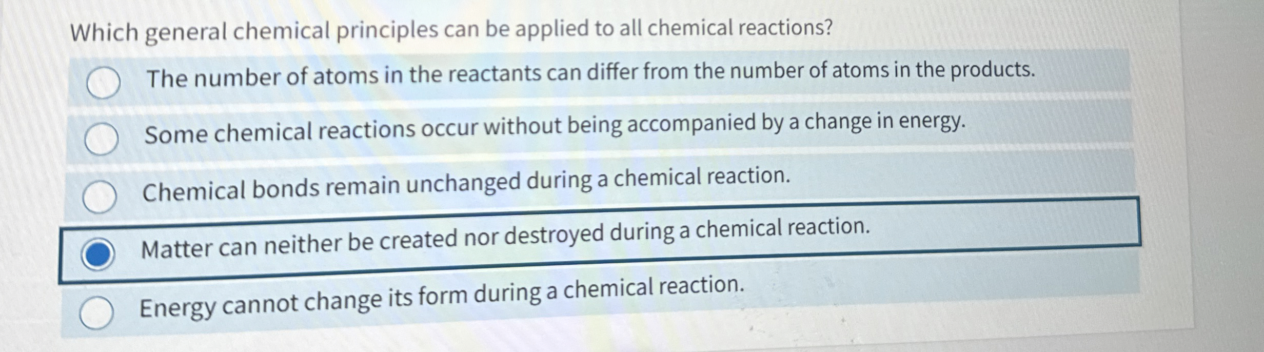Which general chemical principles can be applied to | Chegg.com