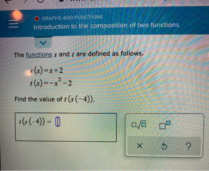 Solved O Graphs And Functions Introduction To The 4016