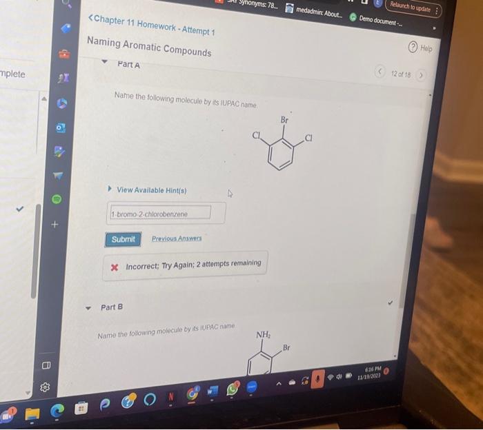 Solved Name the following molecule by its IUPAC name. View | Chegg.com