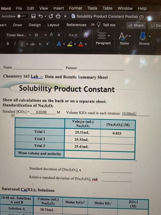 Solved Word File Edit View Insert Format Tools Table Window | Chegg.com