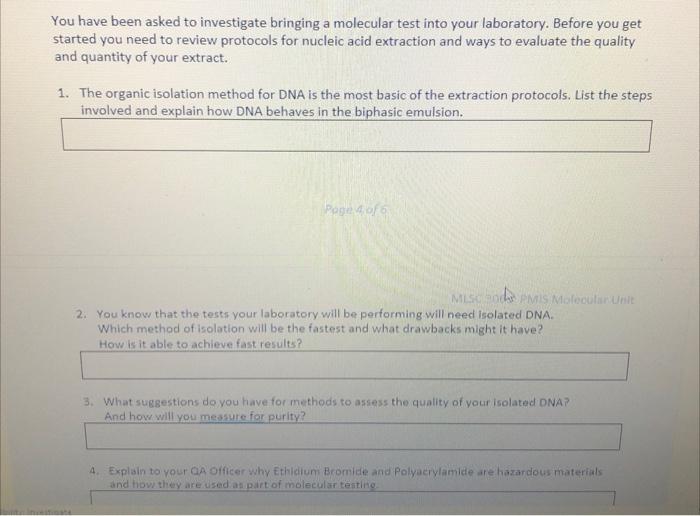 Solved You have been asked to investigate bringing a | Chegg.com