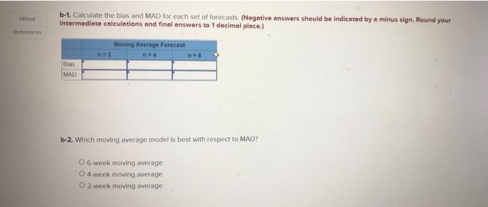 Solved Problem 12-2 (Algo) Given the series of demand data | Chegg.com
