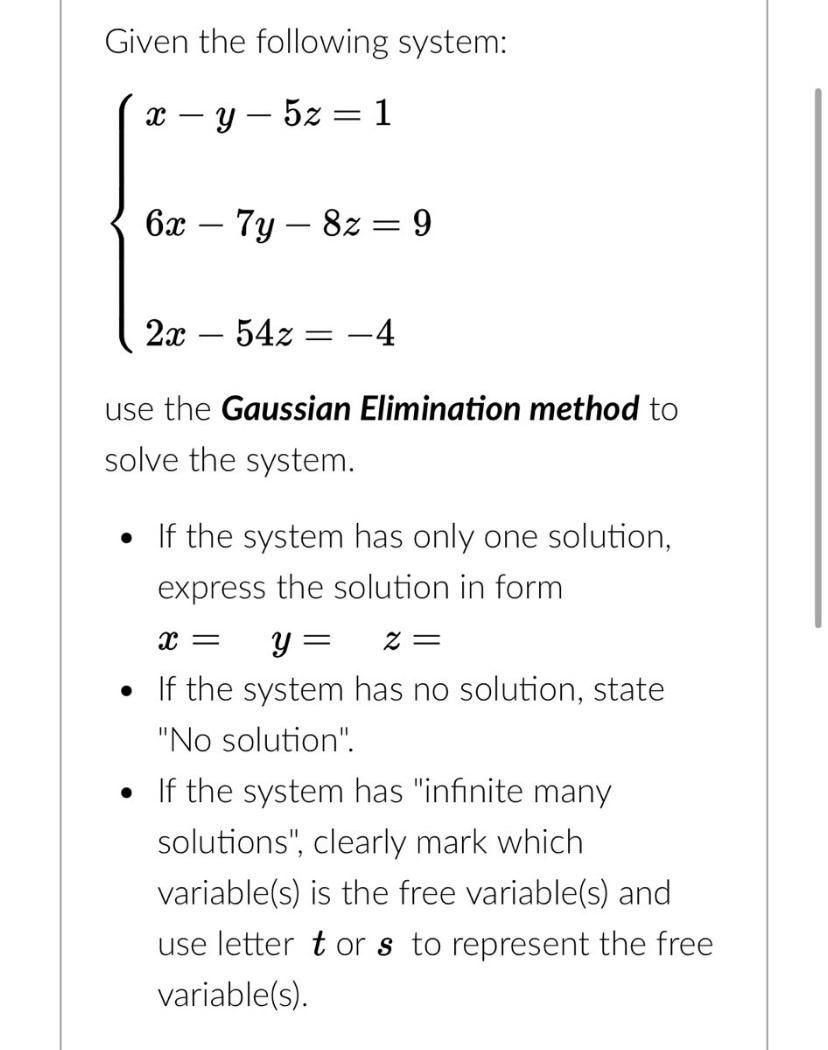 Solved Given the following | Chegg.com