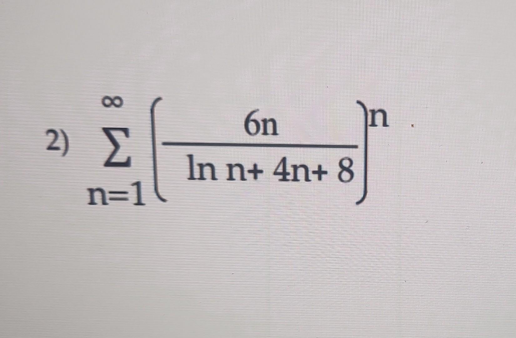 Solved use ratio or root test to determine if the series | Chegg.com