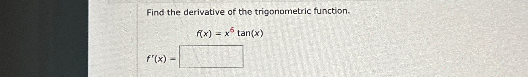Solved Find the derivative of the trigonometric | Chegg.com