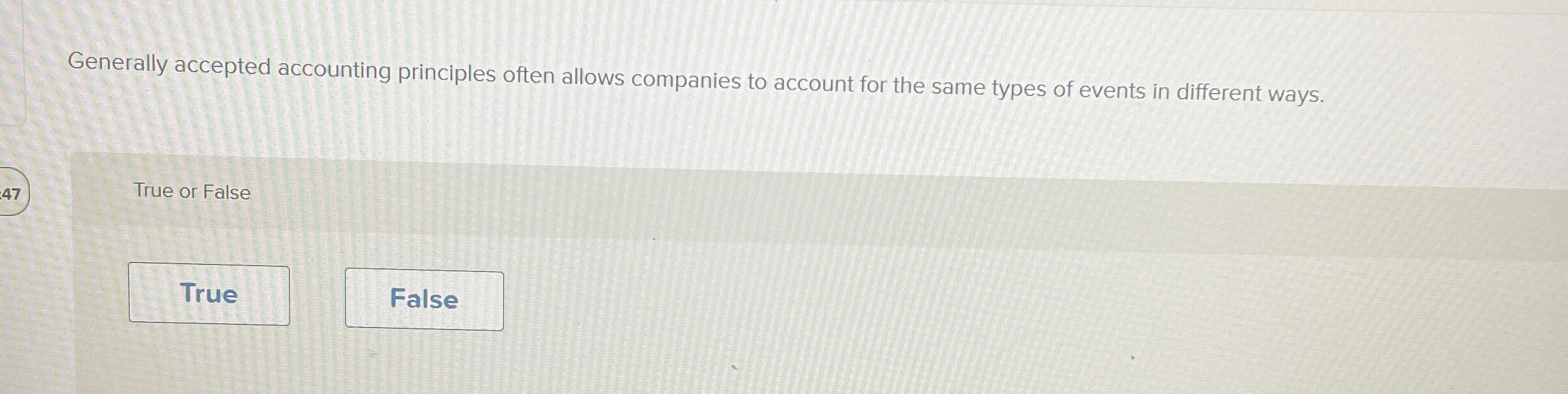 Solved Generally accepted accounting principles often allows | Chegg.com