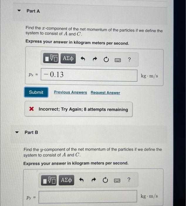 Solved Find the x-component of the net momentum of the | Chegg.com