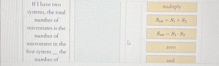Entropy is a total energy measure of the number of | Chegg.com