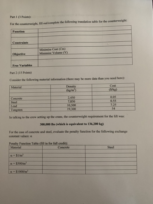 Counterweights are widely present in various mobile | Chegg.com