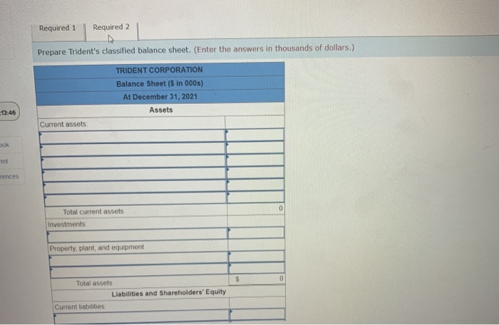 Solved Problem 3-2 (Algo) Balance sheet preparation; missing | Chegg.com