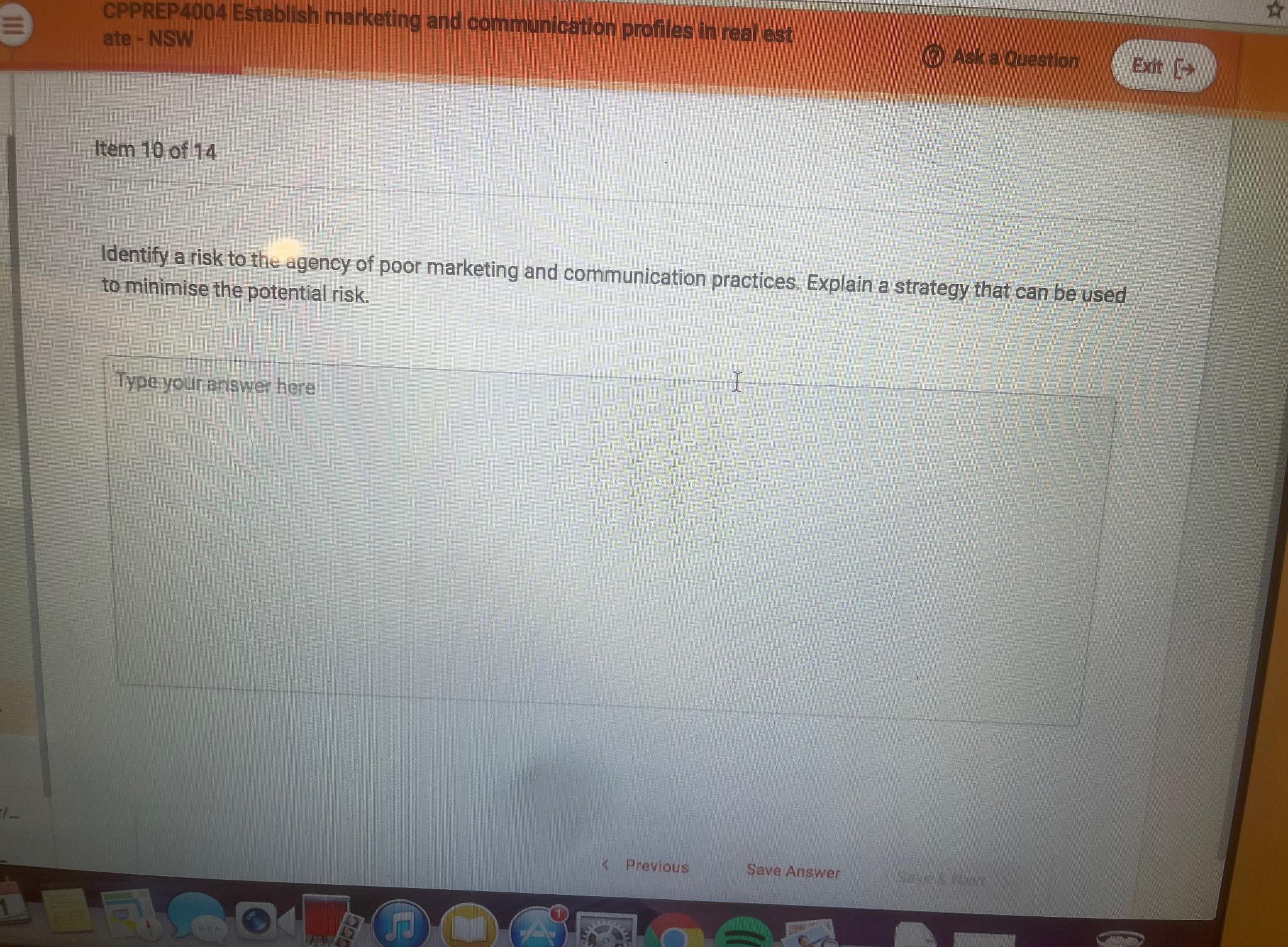 Solved CPPREP4004 ﻿Establish marketing and communication | Chegg.com