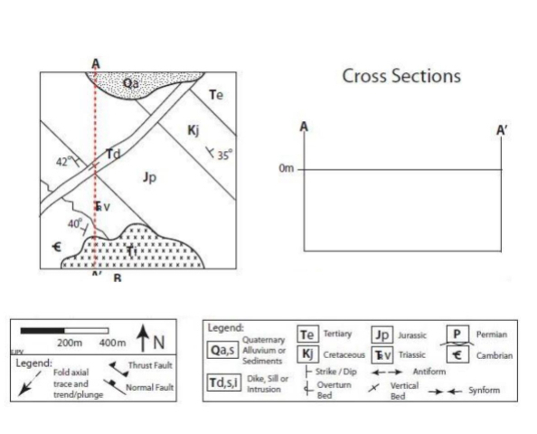 Solved I need help drawing these cross sections. | Chegg.com