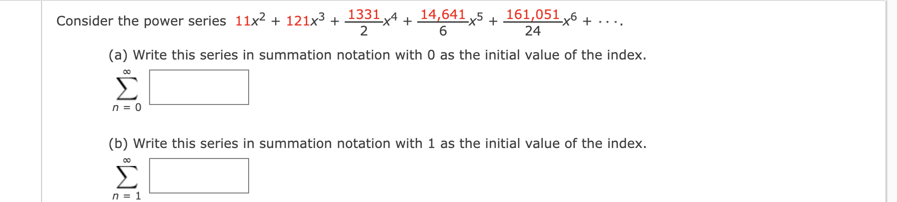 Solved Consider the power series | Chegg.com