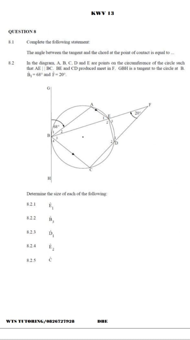 Solved KWV 13QUESTION 88.1 ﻿Complete the following | Chegg.com