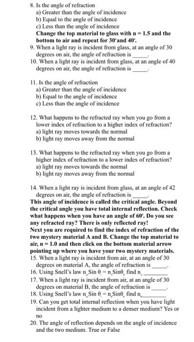 Solved medium. Go to the Phet simulation HTML5 and click on | Chegg.com