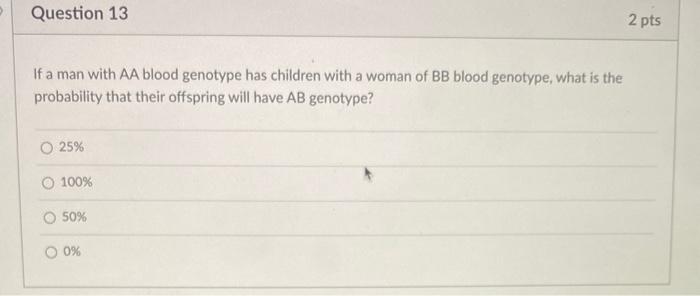 [Solved]: If a man with AA blood genotype has children with