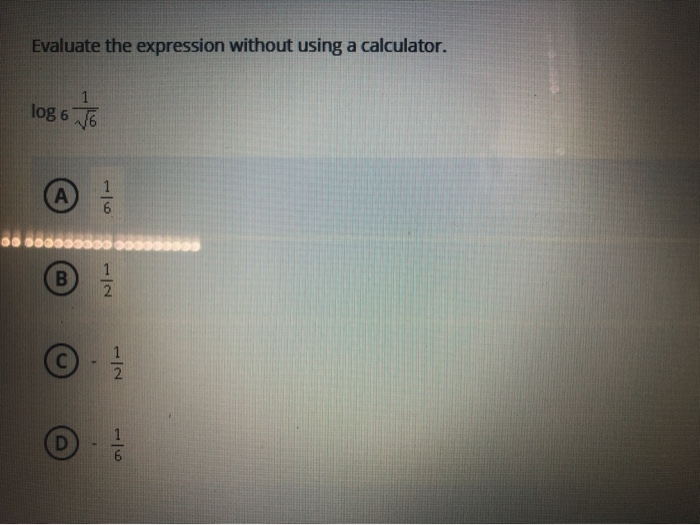 Solved Evaluate the expression without using a calculator. 1 | Chegg.com