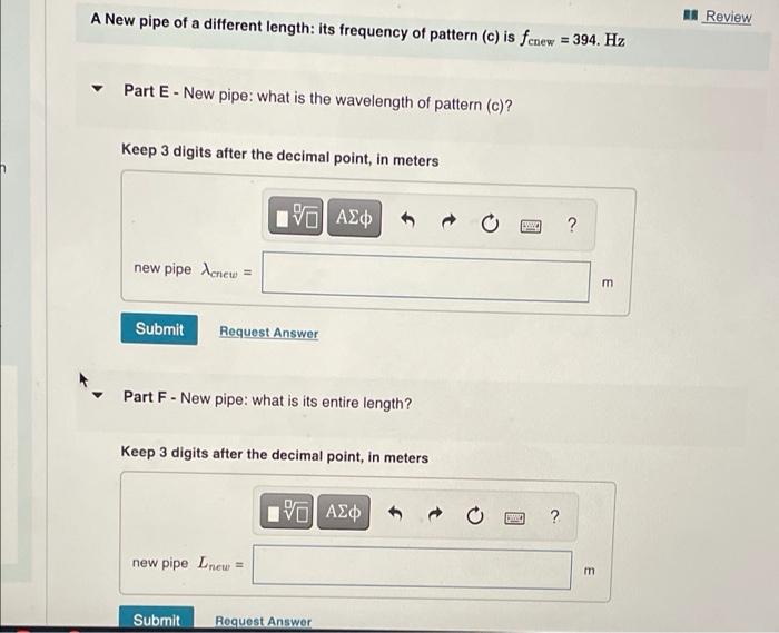 Solved 9 of 14 10 Review Part A- Pattern (a) and Pattern | Chegg.com