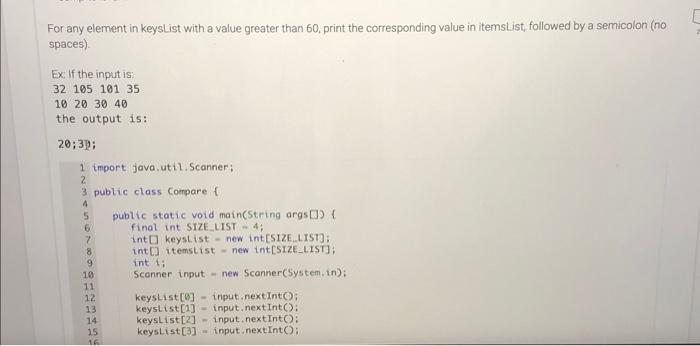Solved in Java. i have provided the question and my code i | Chegg.com