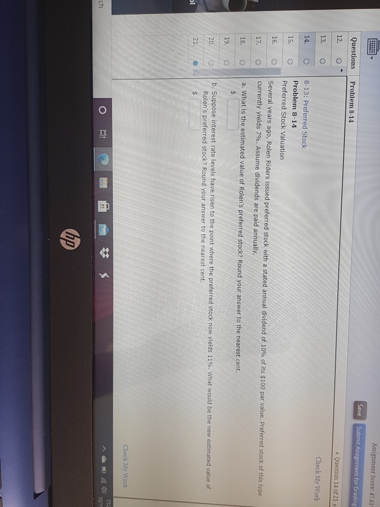 Solved Assignment Score: 47.61 Save Submit Assignment for | Chegg.com