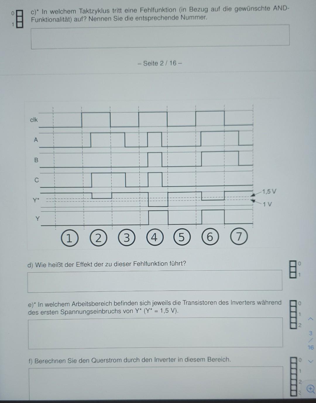 Aufgabe 1 Logikfamilien (12 Punkte) C oko C Die | Chegg.com
