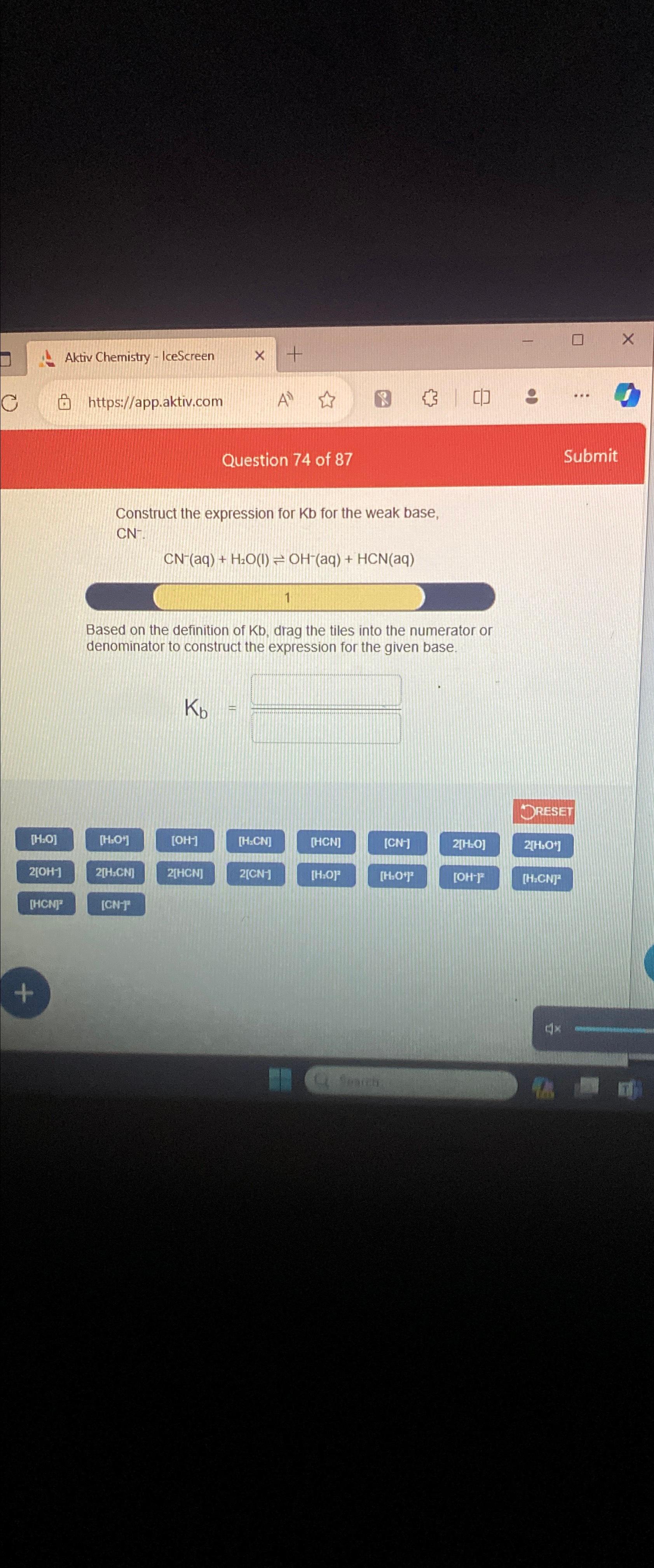 Solved Question 74 ﻿of 87SubmitConstruct the expression for | Chegg.com