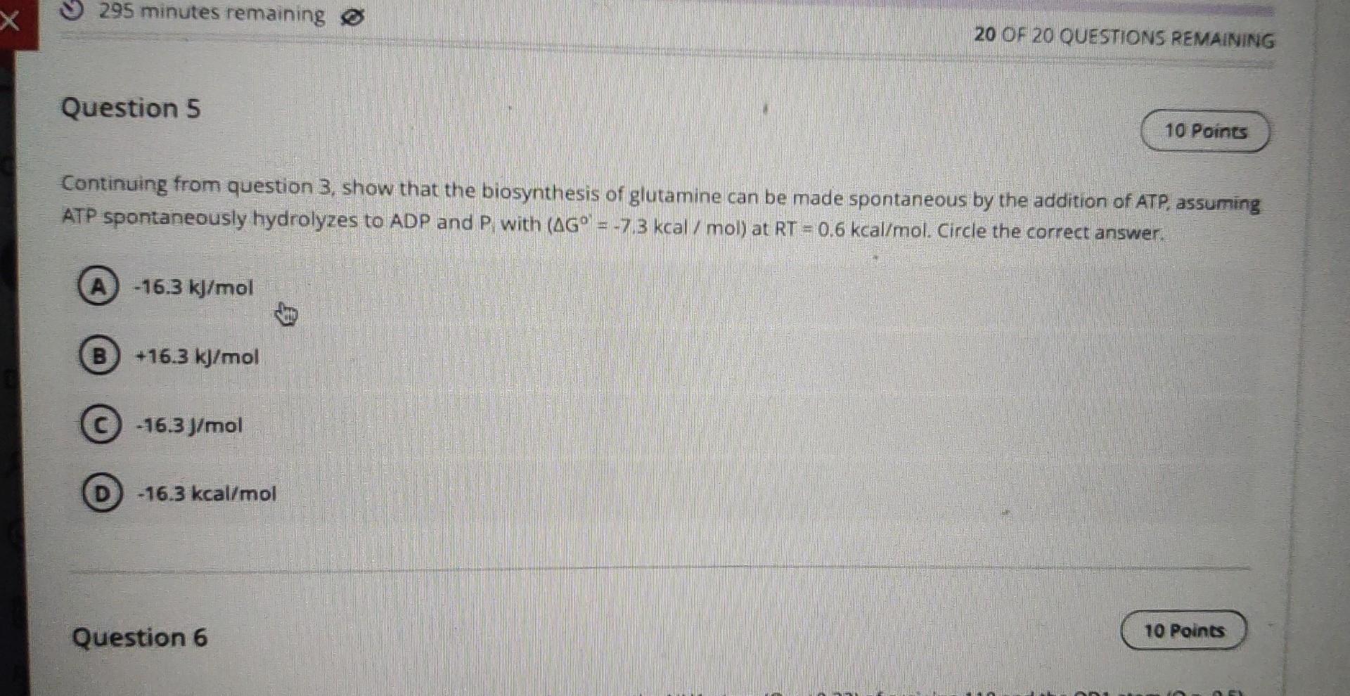 Solved Consider The Biosynthetic Reaction Between Glutamate