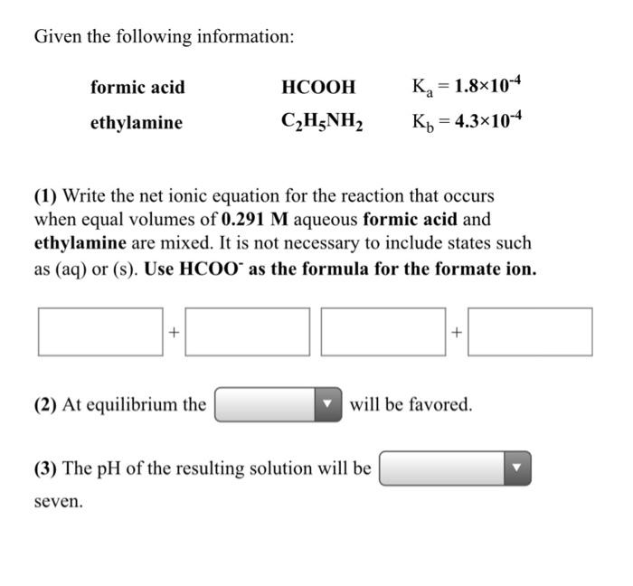 Solved Write The Balanced Net Ionic Equation For The