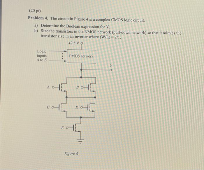 Solved (20 pt) Problem 4. The circuit in Figure 4 is a | Chegg.com