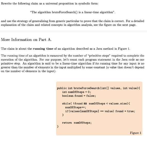 Solved Rewrite the following claim as a universal | Chegg.com