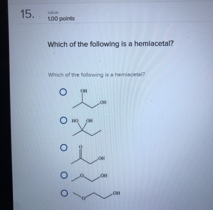 Solved 15. value: 1.00 points Which of the following is a | Chegg.com Solved 15. value: 1.00 points Which of the following is a | Chegg.com