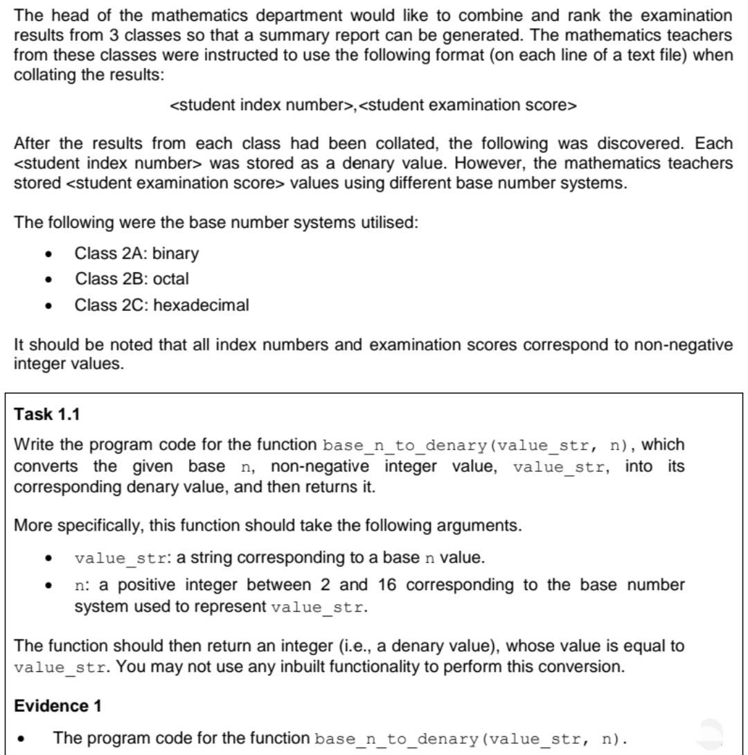 Solved The head of the mathematics department would like to | Chegg.com