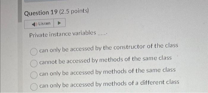 Solved Consider the following code snippet: public class | Chegg.com