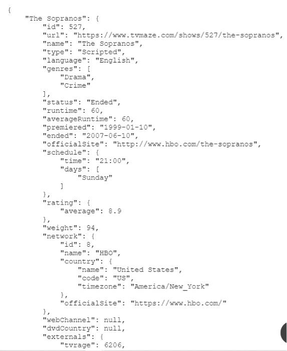 Solved TV Show Explorer Version 4: Episodes Finally, your | Chegg.com