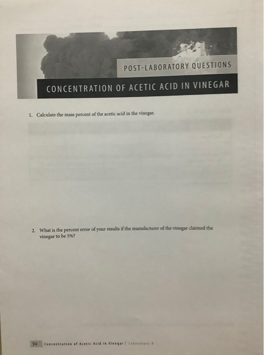 Solved NAME INSTRUCTOR DATE SECTION/GROUP LABORATORY DATA | Chegg.com