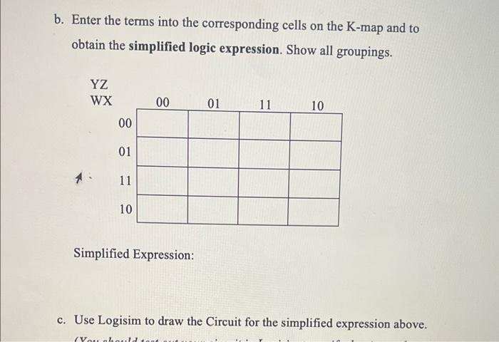 Solved Design a simplified logic circuit that will implement | Chegg.com