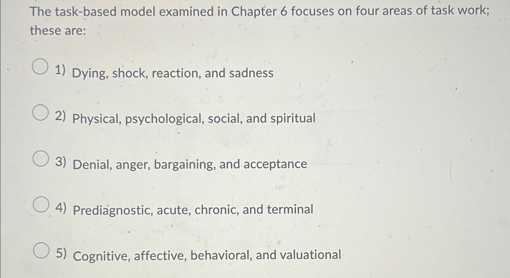 Solved The task-based model examined in Chapter 6 ﻿focuses | Chegg.com
