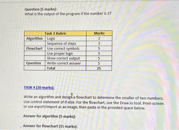 Solved TASK 1 (5 marks): Write an algorithm to register an | Chegg.com Solved TASK 1 (5 marks): Write an algorithm to register an | Chegg.com