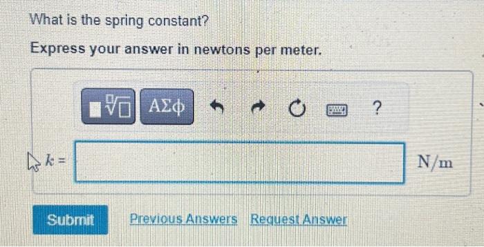 Solved In a physics lab experiment, a spring clamped to the | Chegg.com