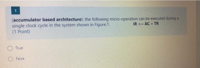 Solved (accumulator based architecture): the following | Chegg.com