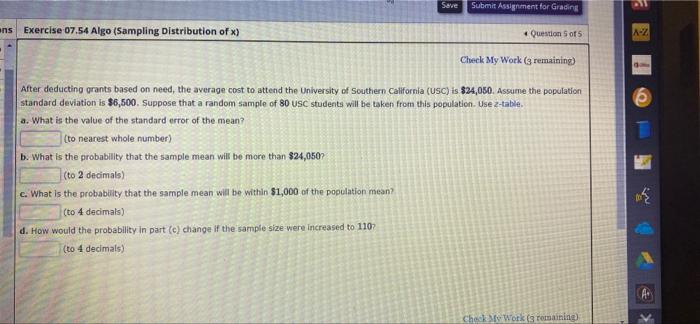 Solved Save Submit Assignment for Grading ans Exercise 07.54 | Chegg.com