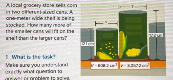 Solved A local grocery store sells com in two | Chegg.com